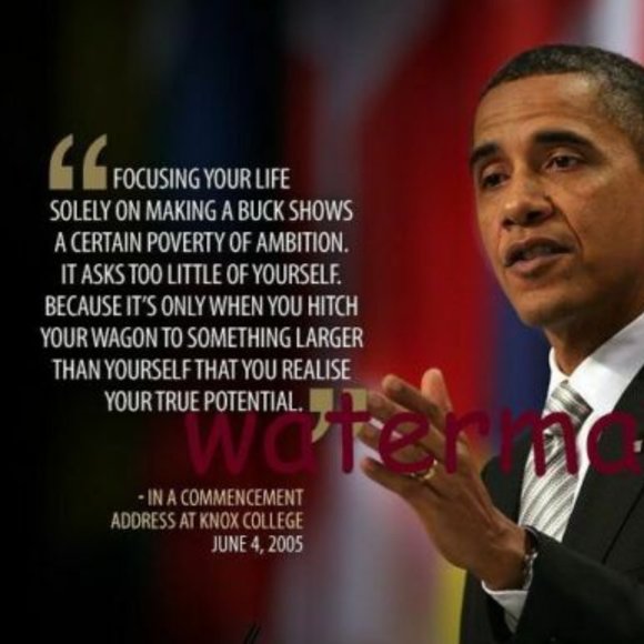 Wall Decor | President Obama Personal Drive Quote Photo 8x1 | Poshmark